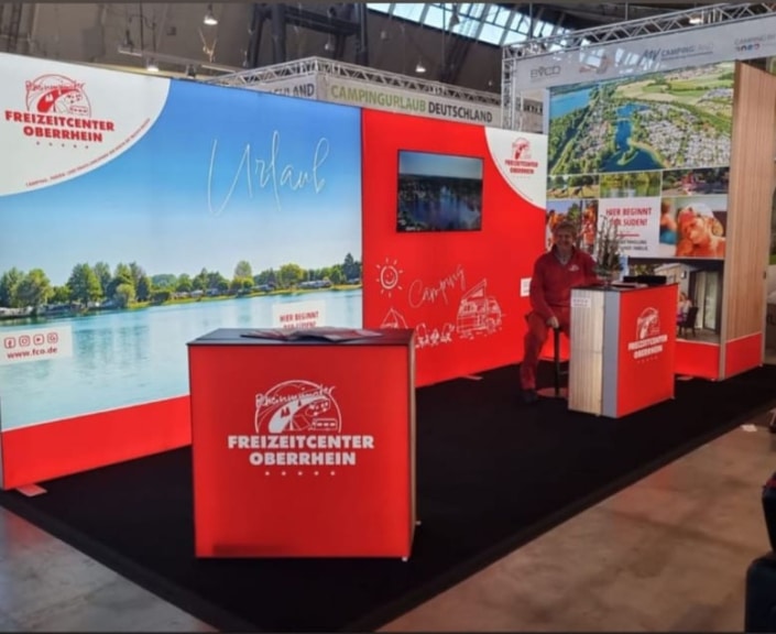 OCTAWALL Messestand inkl. Druck & Zubehör | FLYERALARM Expo Systems