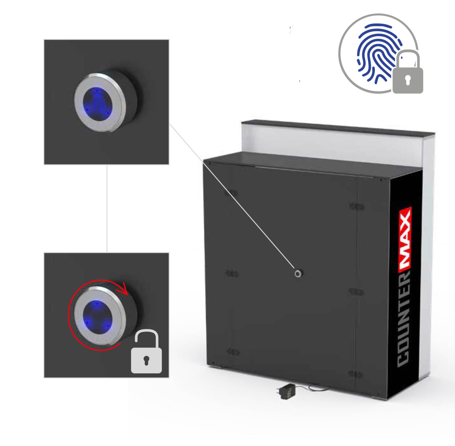 Messecounter LED UP Counter L einfach konfigurieren & bestellen