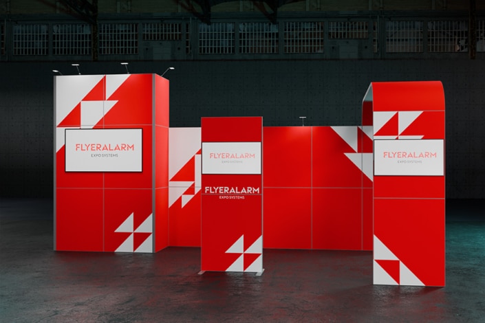 FRAME Messestand inkl. Druck & Zubehör | FLYERALARM Expo Systems