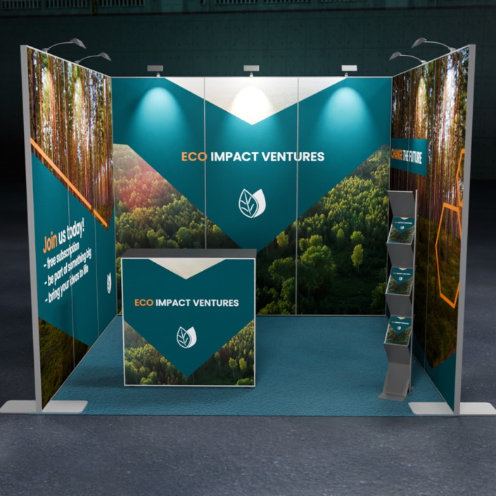 OCTAWALL Messestand inkl. Druck & Zubehör | FLYERALARM Expo Systems